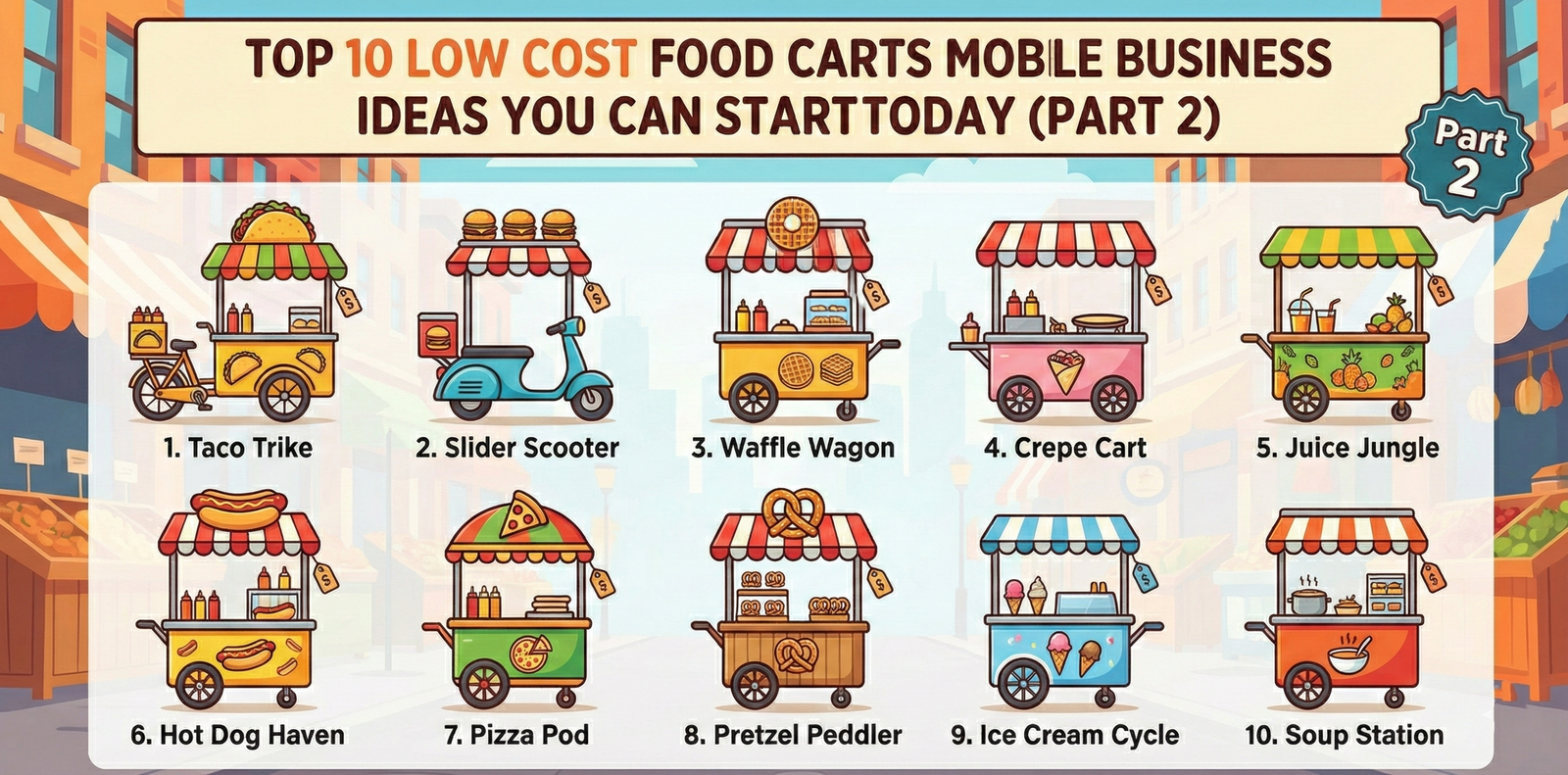 5 Low Cost Mobile Cart Business Ideas You Can Start Now